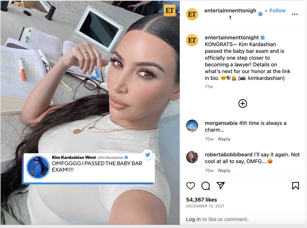 Kim Kardashian Bar Results Speculation Officially Debunked - Celebrity ...