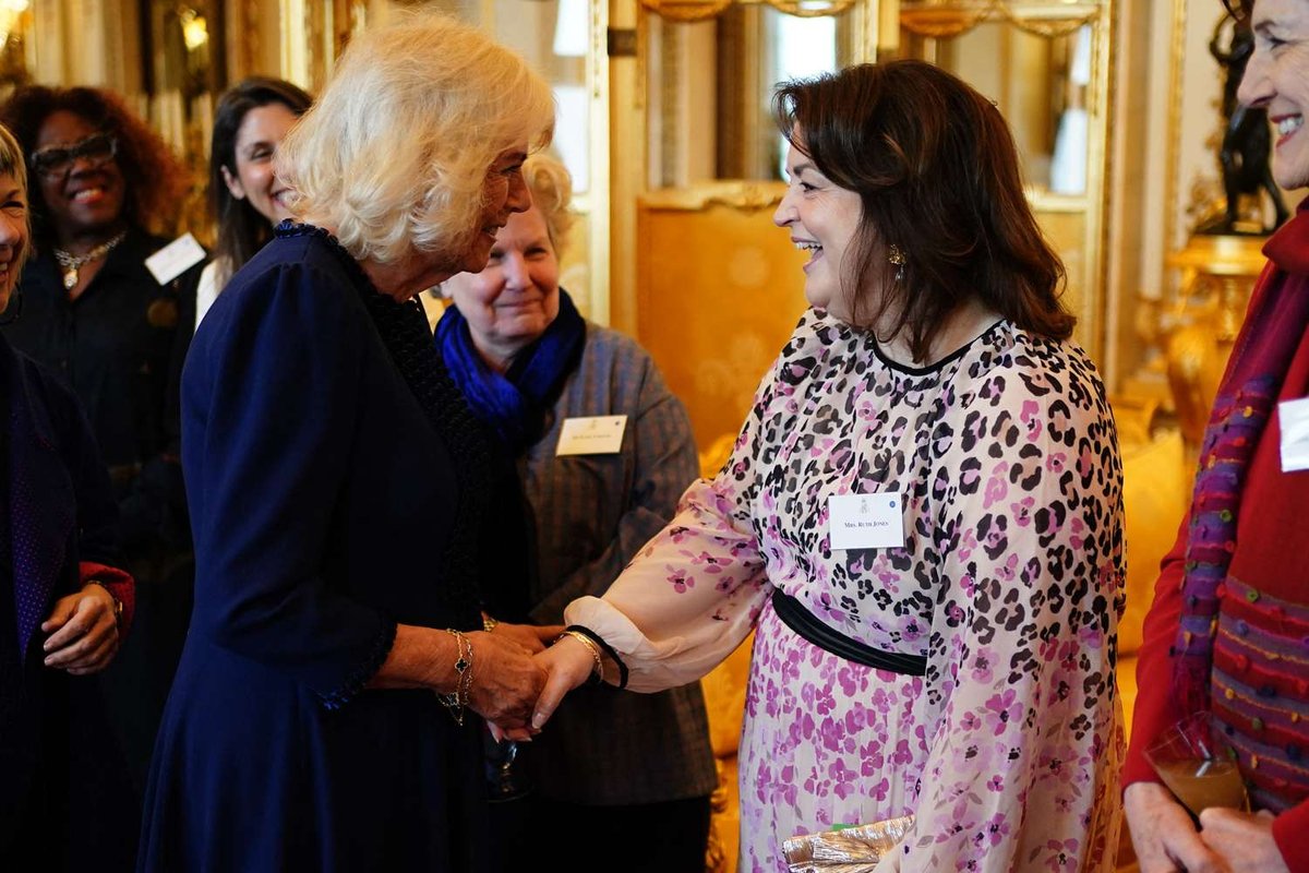 Camilla’s awkward weight questions stun Ruth Jones at royal engagement ...