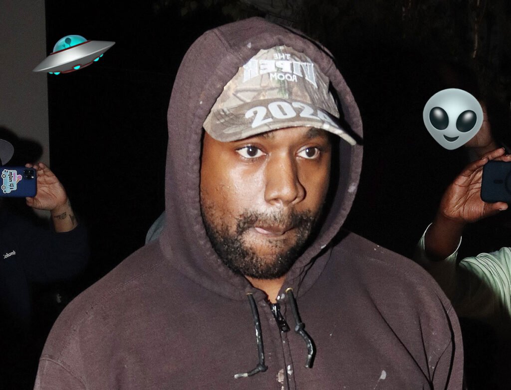 Kanye West Lights Up Texas Sky With UFO Drone Show Behind New Album ...